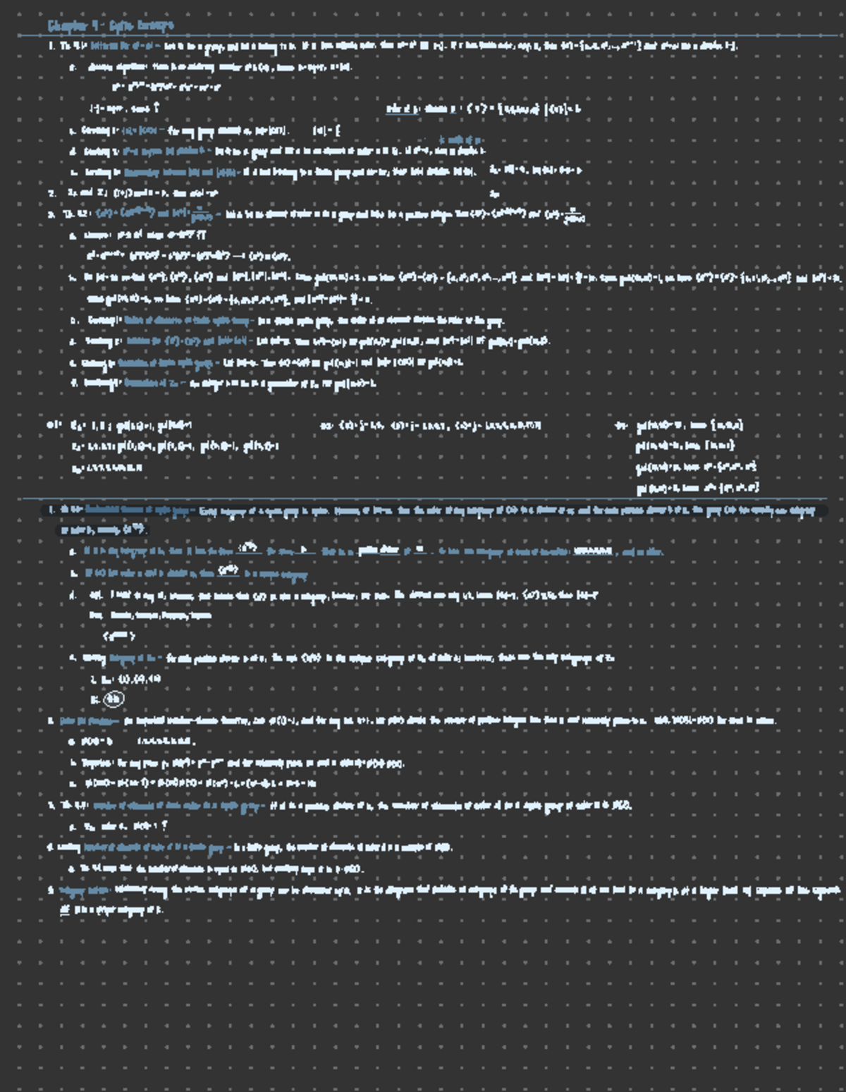 Chapter 4 - Introduction to Cyclic Groups - Chapter 4- cylic Groups 1 ...