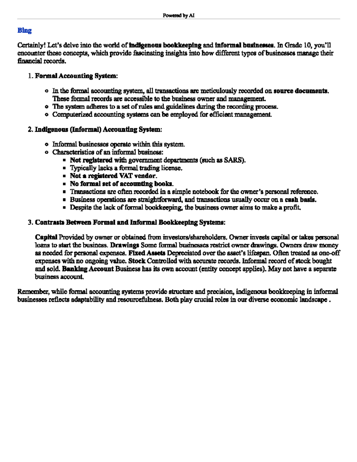 Accounting 10: Indigenous vs. Formal Bookkeeping Systems Explained ...