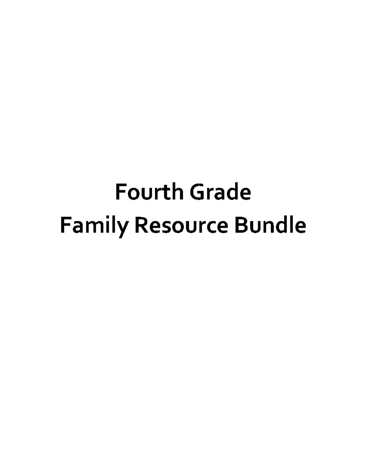 Grade 4 Family Resource Bundle Answer Key for "Strong for Skeena" - Studocu