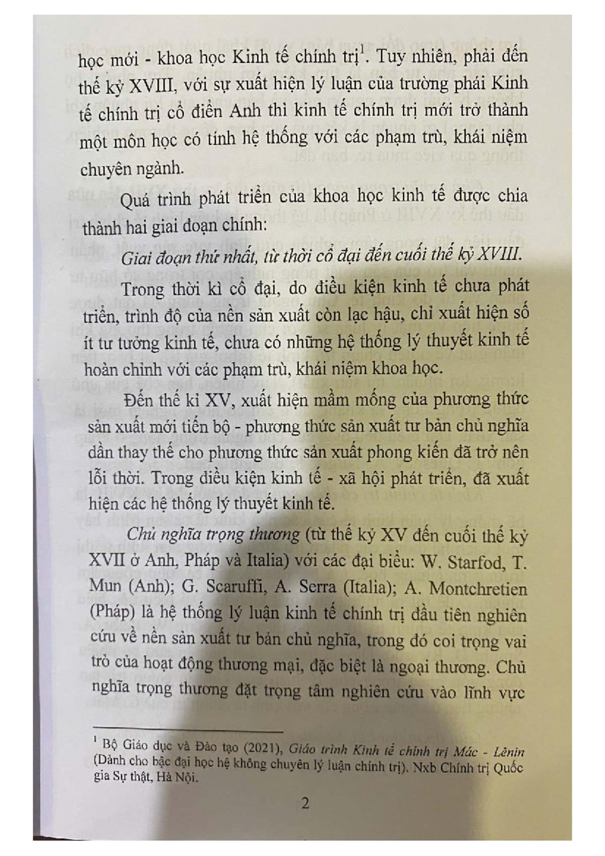 KTCT CHƯƠNG 1: Hình Thành và Phát Triển Kinh Tế Chính Trị Mác Lênin ...