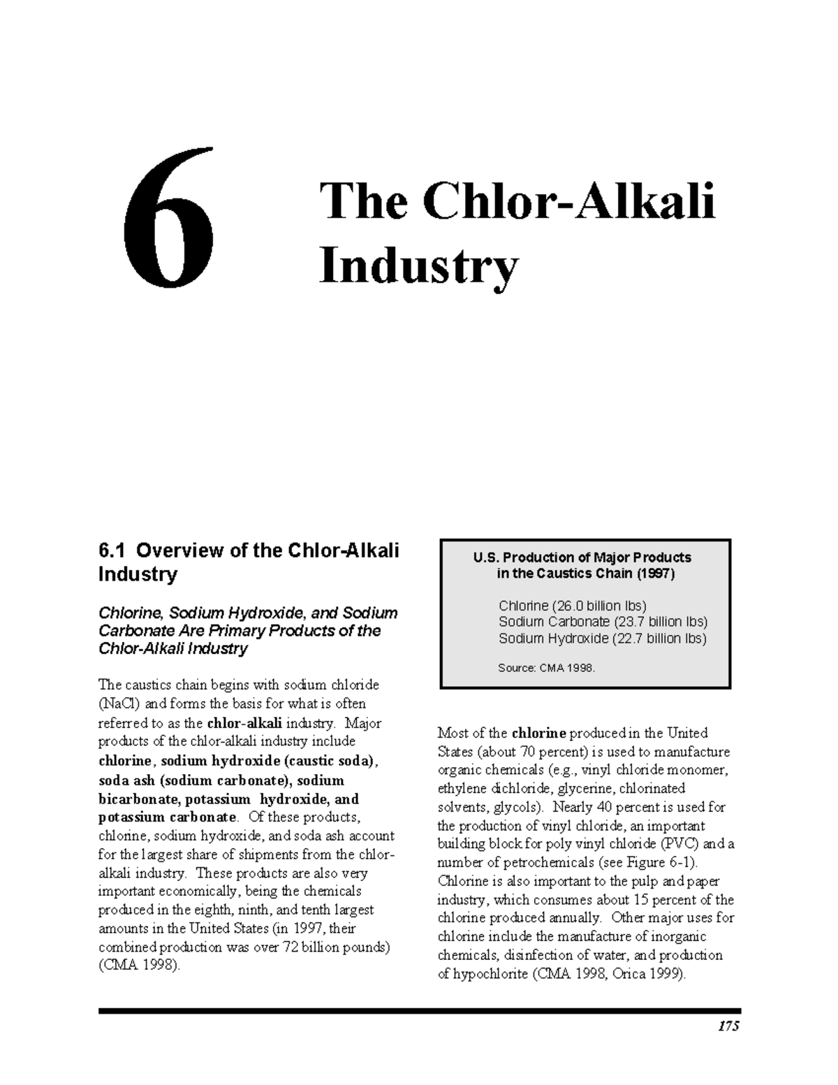 Chlor-Alkali Industry Overview: Key Products & Processes (CHEM 101 ...
