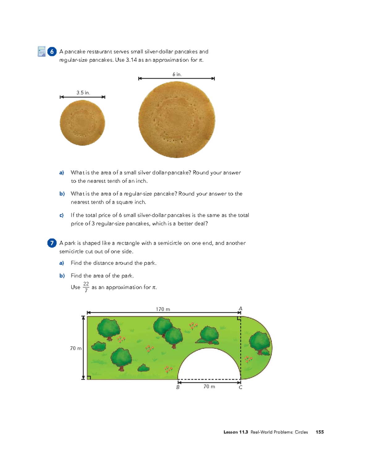 Area of Circle Worksheet (M)MIF6B_SE_C11 - Studocu