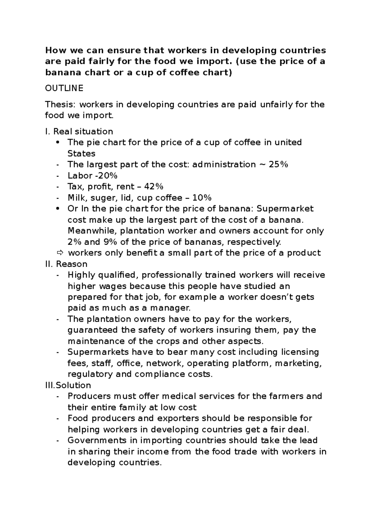 Ensuring Fair Pay for Workers in Developing Countries: A Study - Studocu