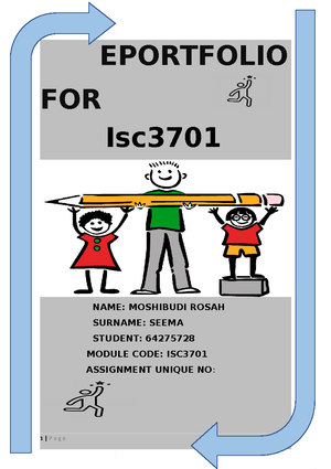 [Solved] 11 Reflect on your marked ISC3701 assignments and interactions ...