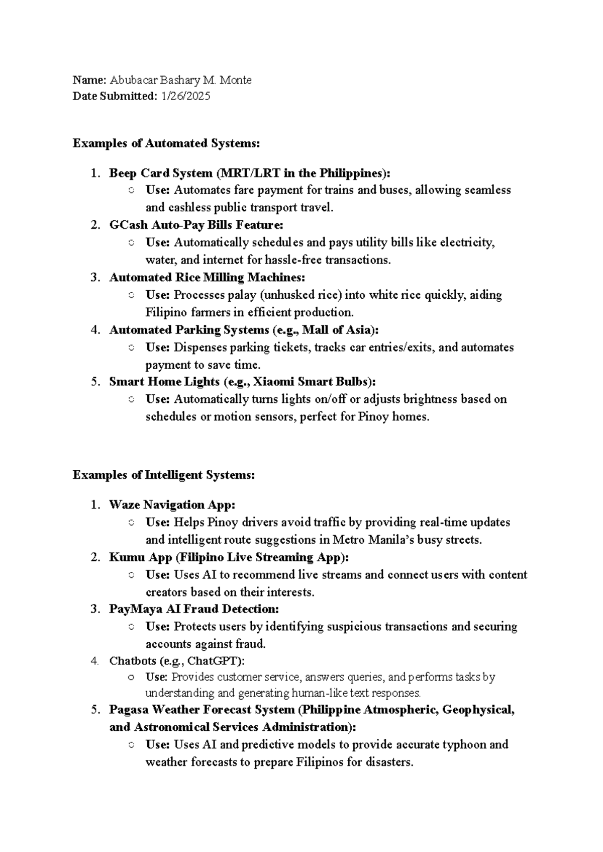 Automated & Intelligent Systems Overview - Annotated Reading - Studocu