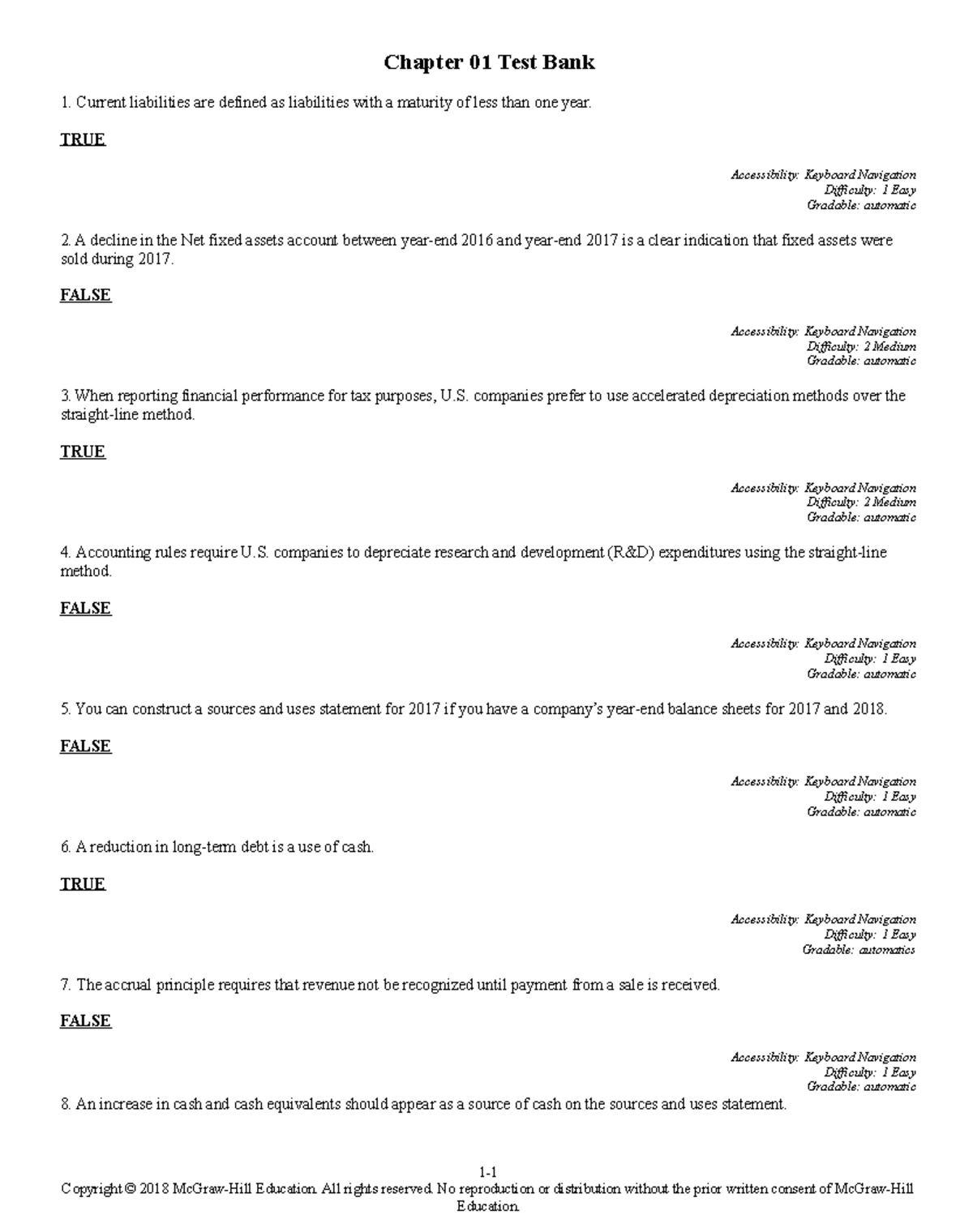 Chapter 1 Interpreting Financial Statements with examples - Chapter 01 ...