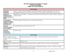 Nursing 111 PIV 201 Pre Post test - PIV 201 – PRE & POST-TEST ...