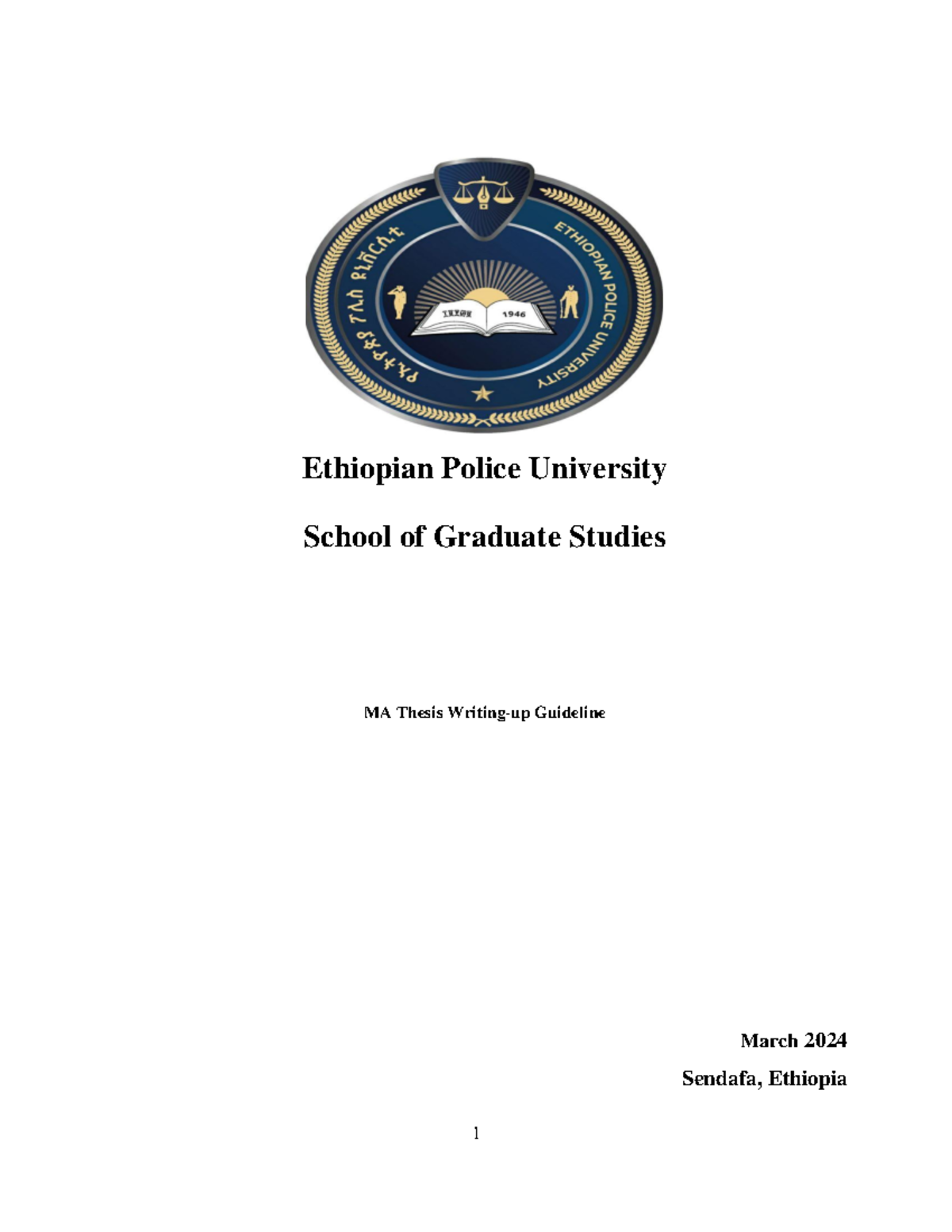 EPU MA Thesis Guideline: Structure, Formatting, and Evaluation Standards - Studocu