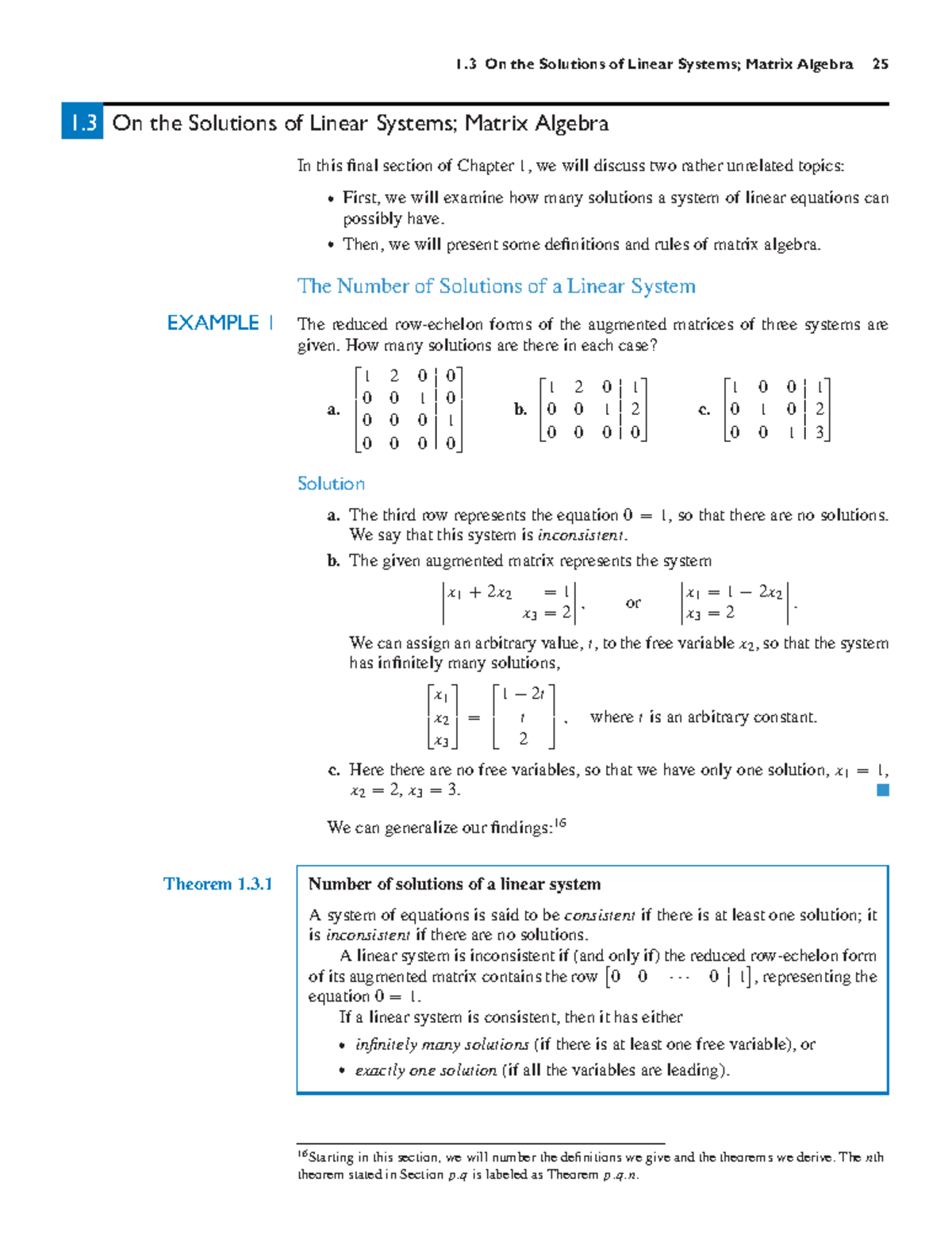Engineering Mathematics: Solutions to Linear Systems & Matrix Algebra ...