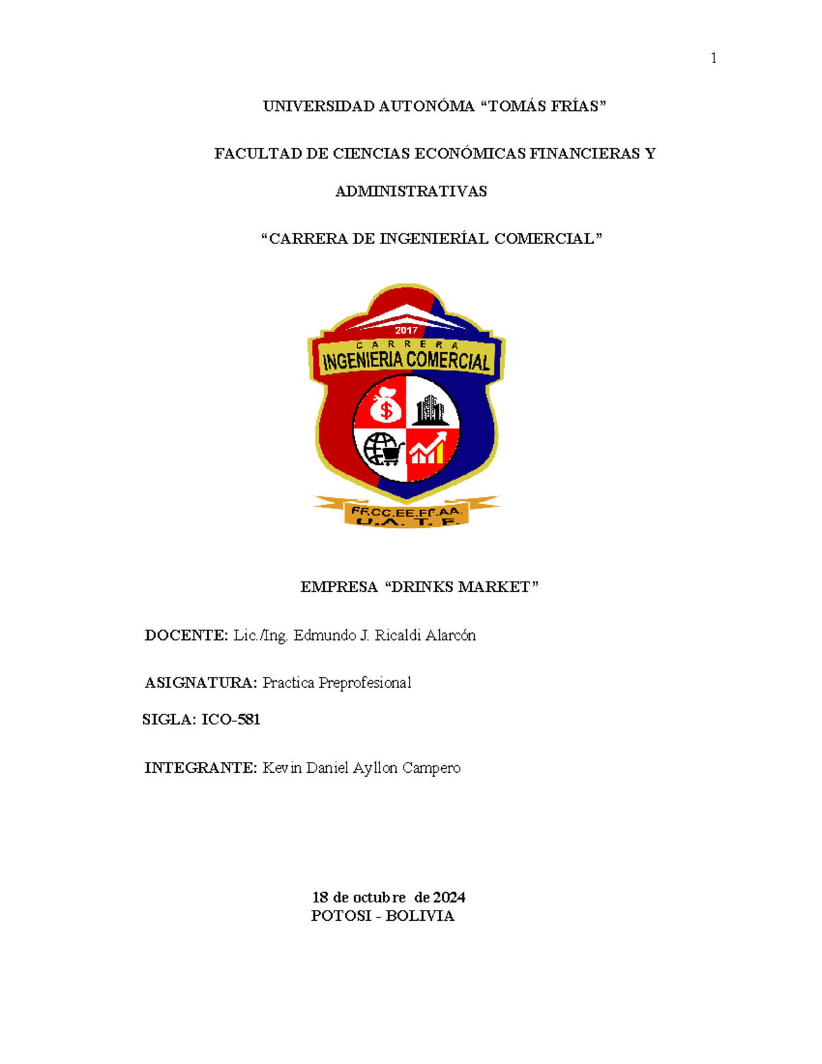 Fortalecimiento - Xjdjdj - UNIVERSIDAD AUTONÓMA “TOMÁS FRÍAS” FACULTAD ...