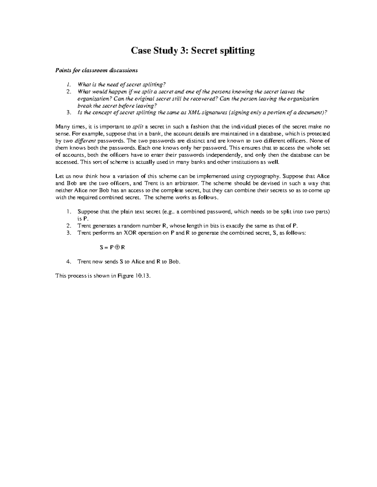 Case Study 3 - Secret Splitting in Political Science (ba) - Studocu