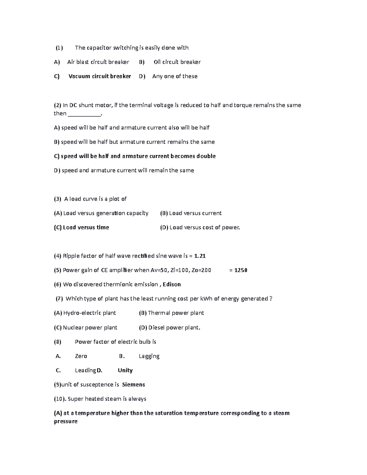 Iesco-2019: Key Concepts in Electrical Engineering - Studocu