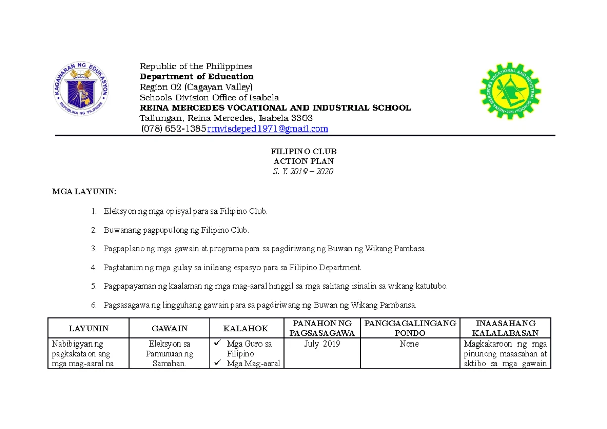 Filipino 9 Learning Activity Sheet - - Studocu