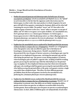 Genetics - Chapter 8 - lecture notes from PowerPoint in-person class ...