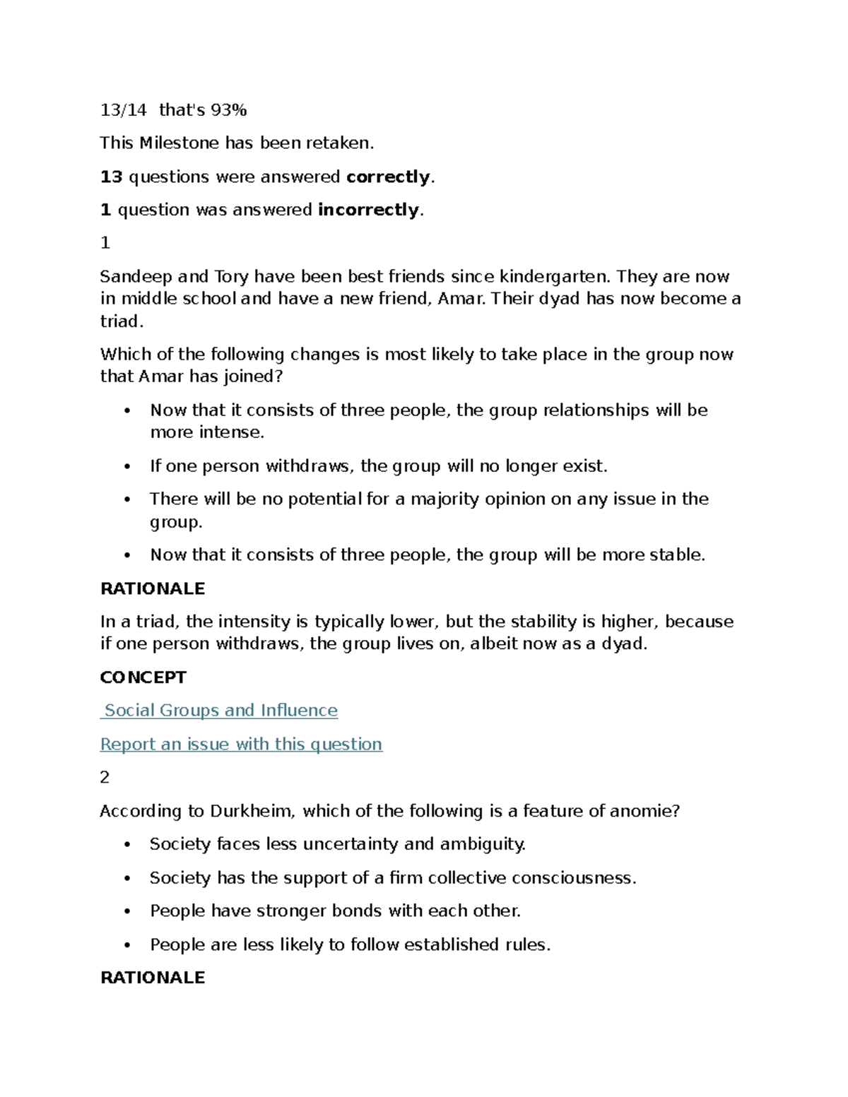 Sociology Unit 2 Milestone 2: Understanding Social Groups and Culture ...