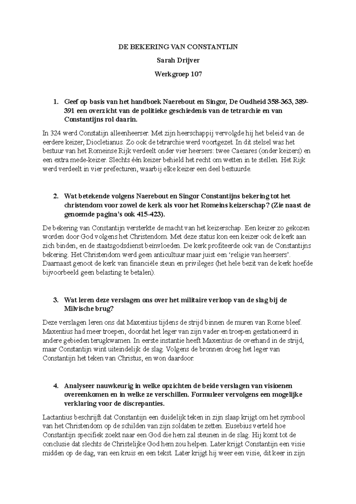 Og week 13 - oude geschiedenis!!!!!!!!!!!!!!!!! - DE BEKERING VAN ...