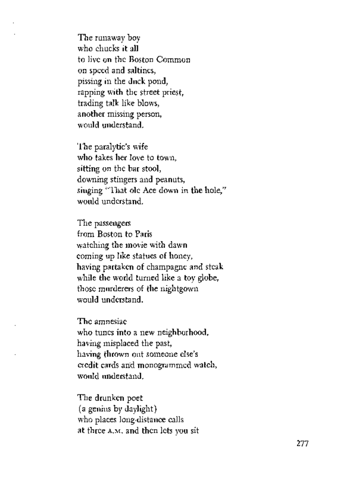 Anne Sexton - The Runaway Boy: Poem Analysis 305 - Studocu