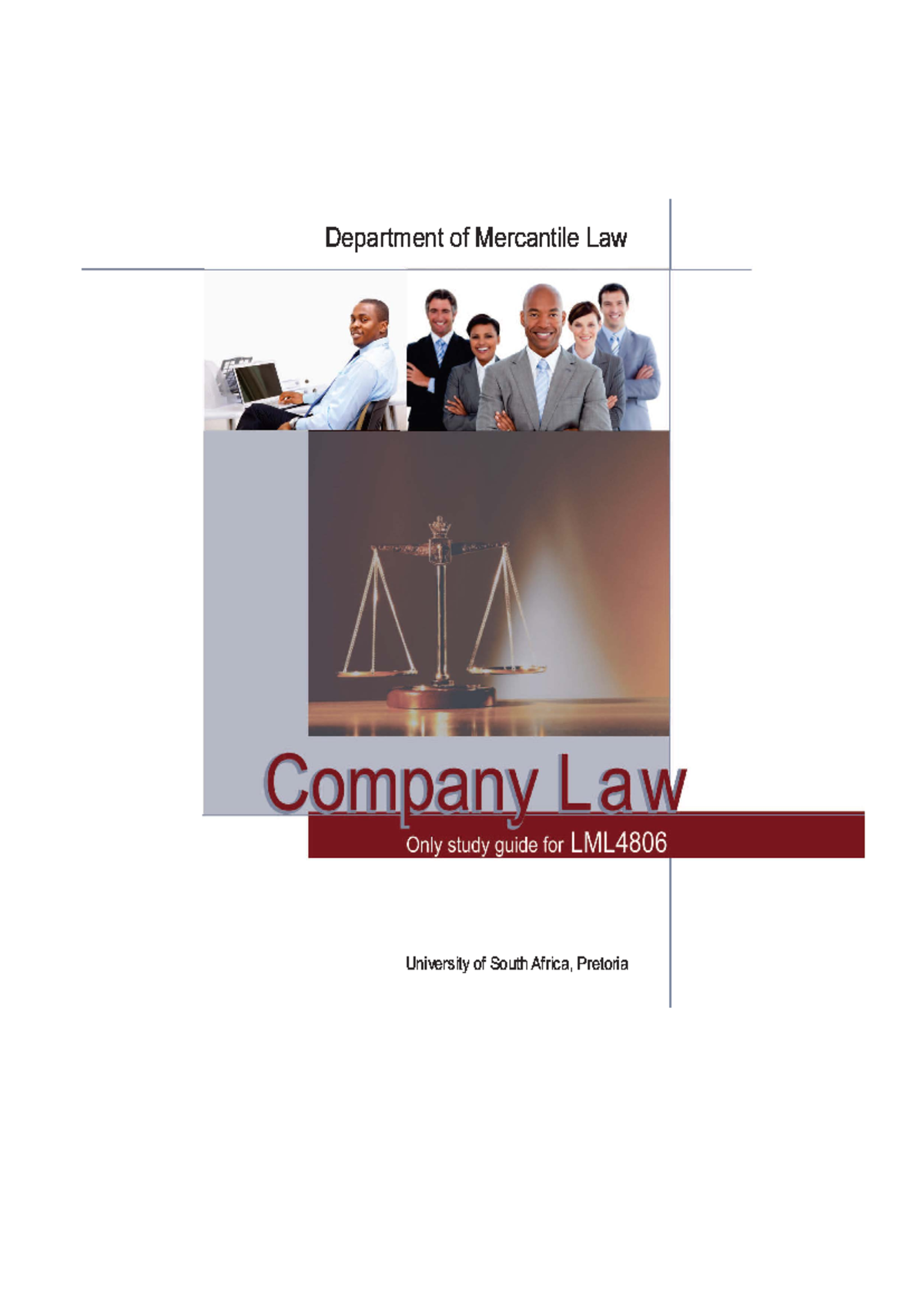 LML4806 Study Guide: Company Meetings & Director Responsibilities - Studocu