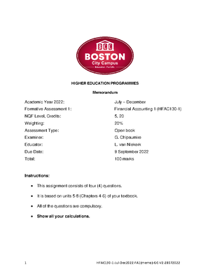 N5 Financial Accounting June 2019 past paper - N560 (E) (J3)H NATIONAL ...