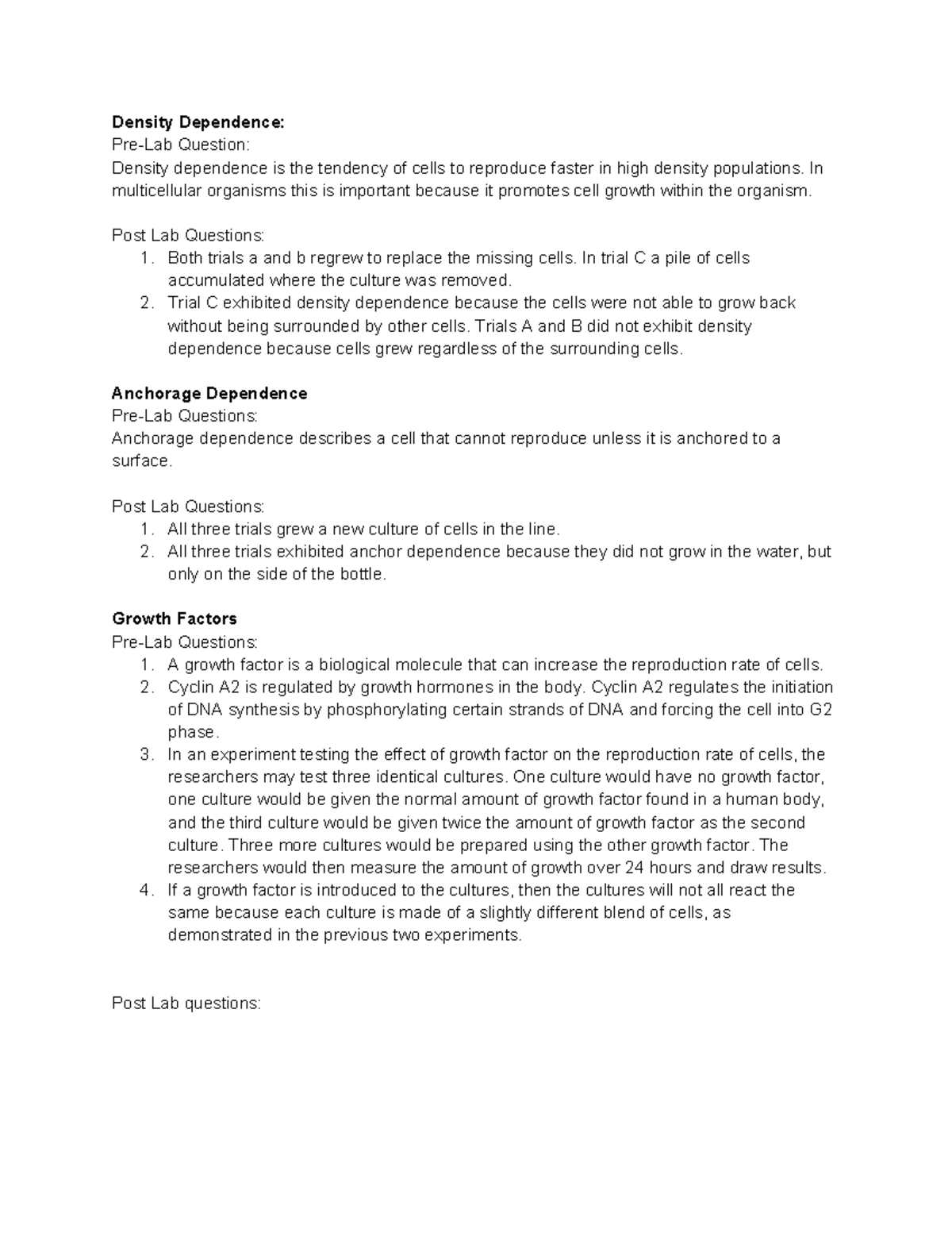 Module 4 Interactive Lab - Density Dependence: Pre-Lab Question ...