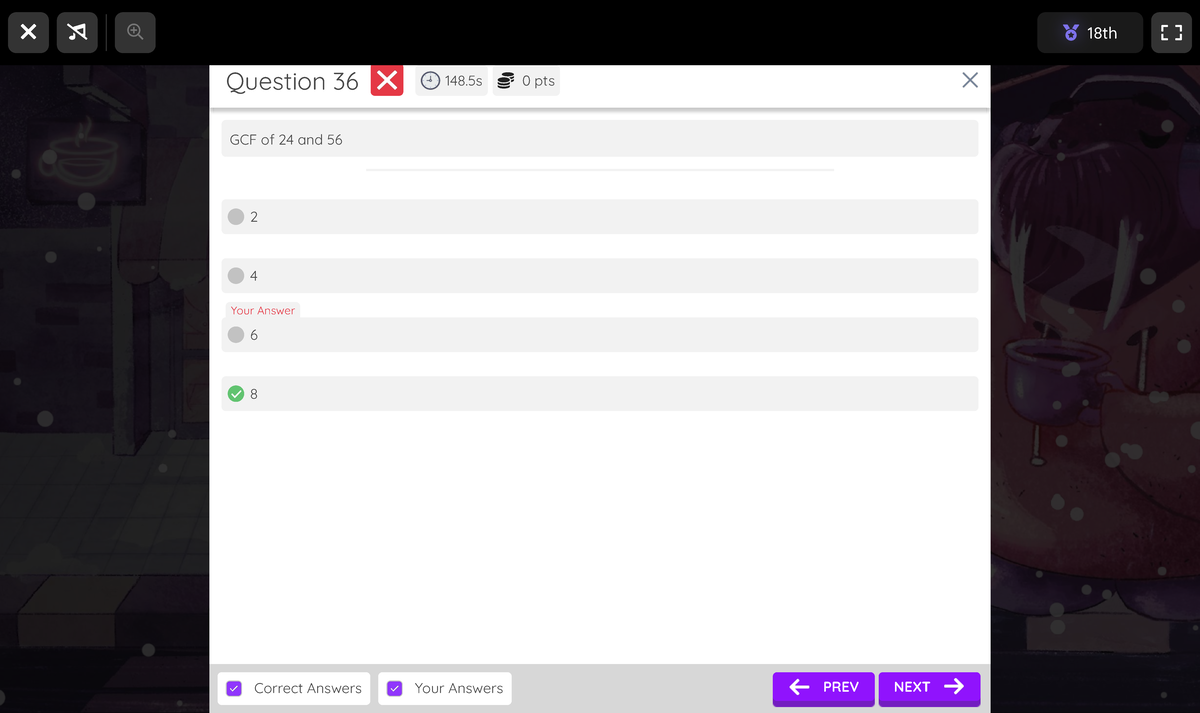 Summary - Quizizz - kIiiiiii - sigma balls - 9 - (n + 4) 4n - 9 9/4n 36 ...