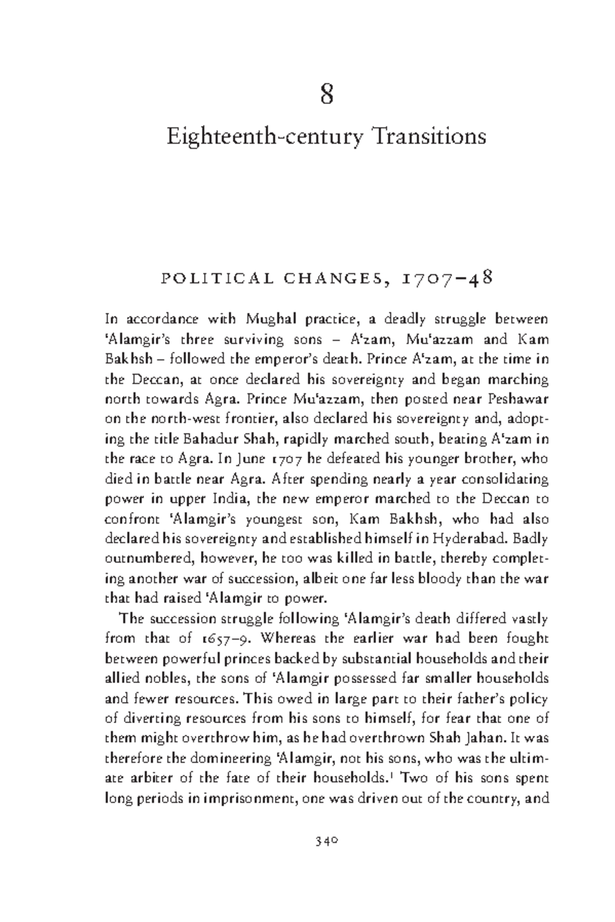 "India in the Persianate Age: Eighteenth-Century Political Dynamics ...