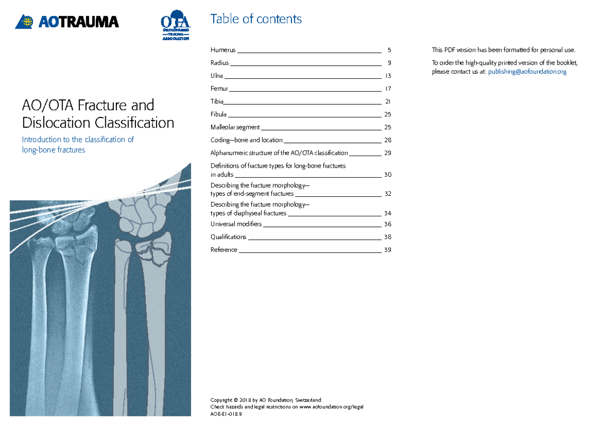 AO/OTA Long-Bone Fracture Classification Guide 2018 1807031108 - Studocu