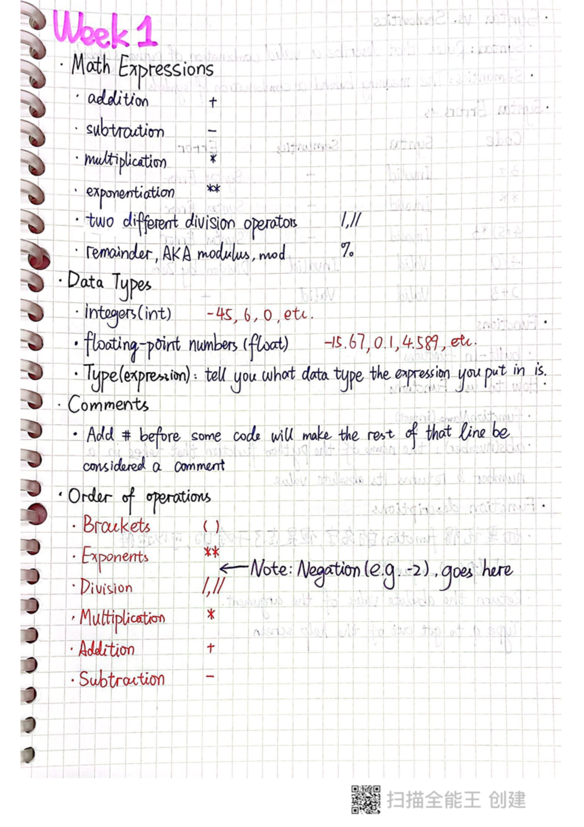 CSC108 Week 1 - none - Csc108H1 - Studocu