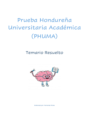 examen de admision - PHUMA - UNAH - Studocu