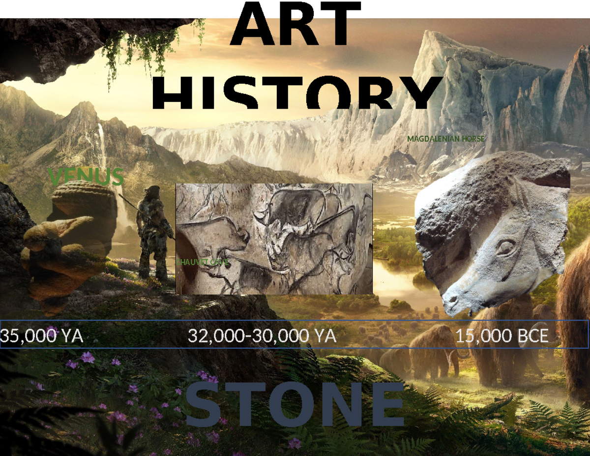 Timeline - EEED - VENUS ART HISTORY STONE YA 32,000-30,000 YA 15,000 ...