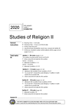 Studies of Religion 2 - Grade: 12 - New South Wales Higher School ...