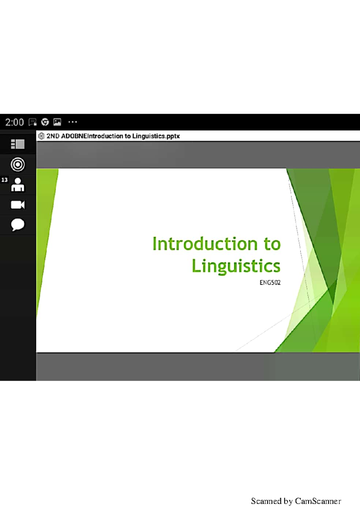 ENG502 Nonverbal Communication Insights - 2nd Adobe Session - Studocu