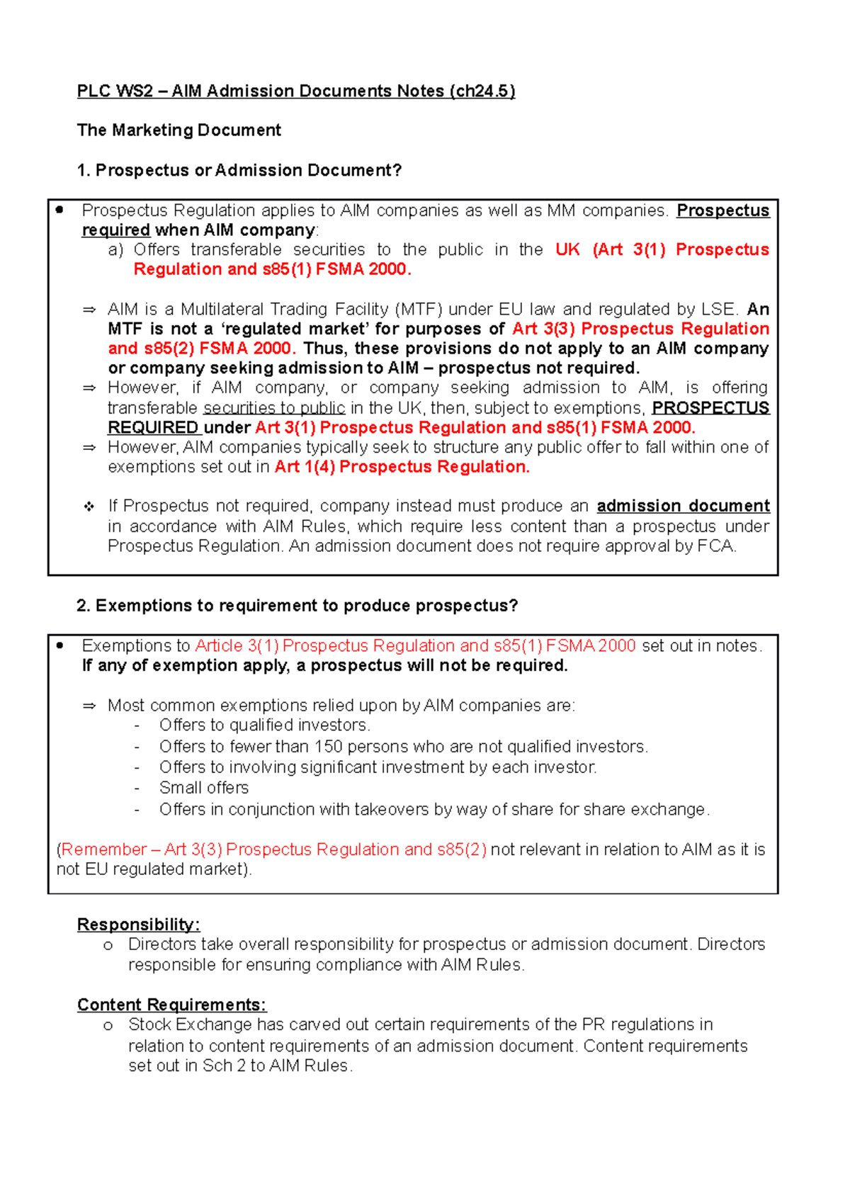 7. AIM Admission Document - Prospectus or Admission Document ...