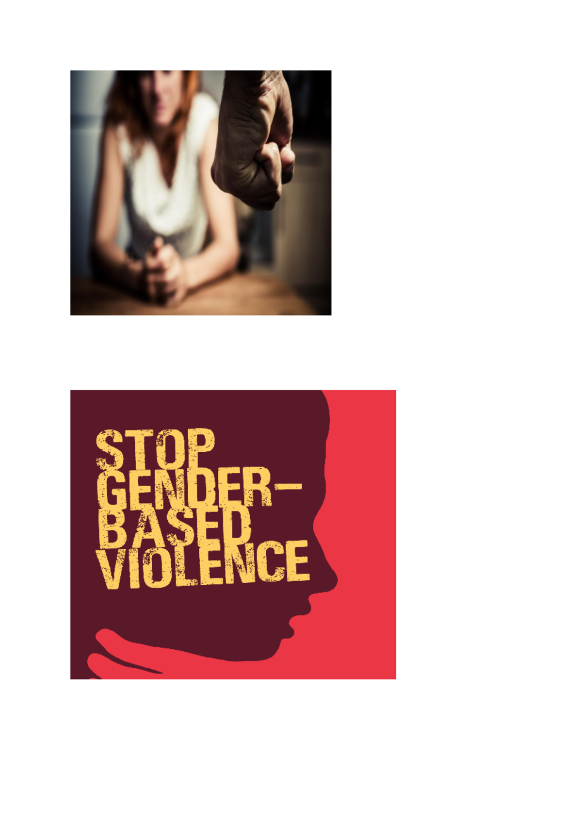 GBV Speech: Addressing Gender-Based Violence & Its Impact - Studocu
