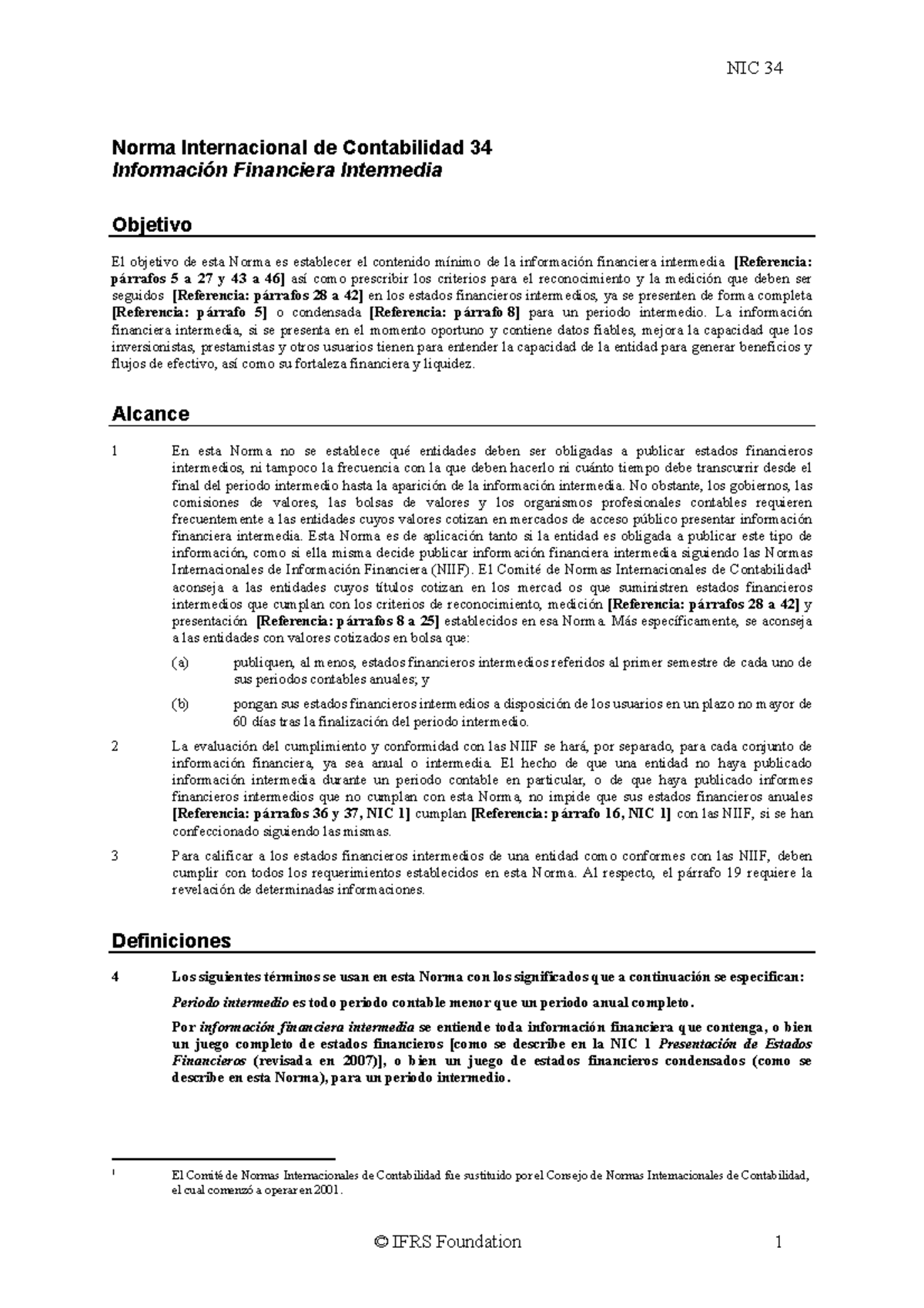 NIC 34 BV2024 Irach - Normas sobre Información Financiera Intermedia ...