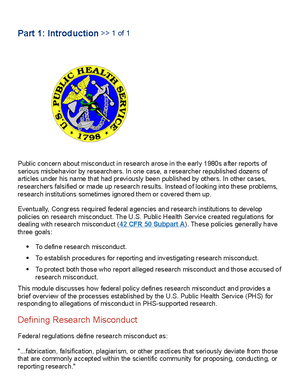 Module 1 - Institutional Review Boards - Part 1: Introduction to Good ...