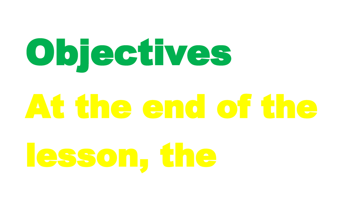 Objectives OKAY - Bachelor of Secondary Education - Objectives At the ...