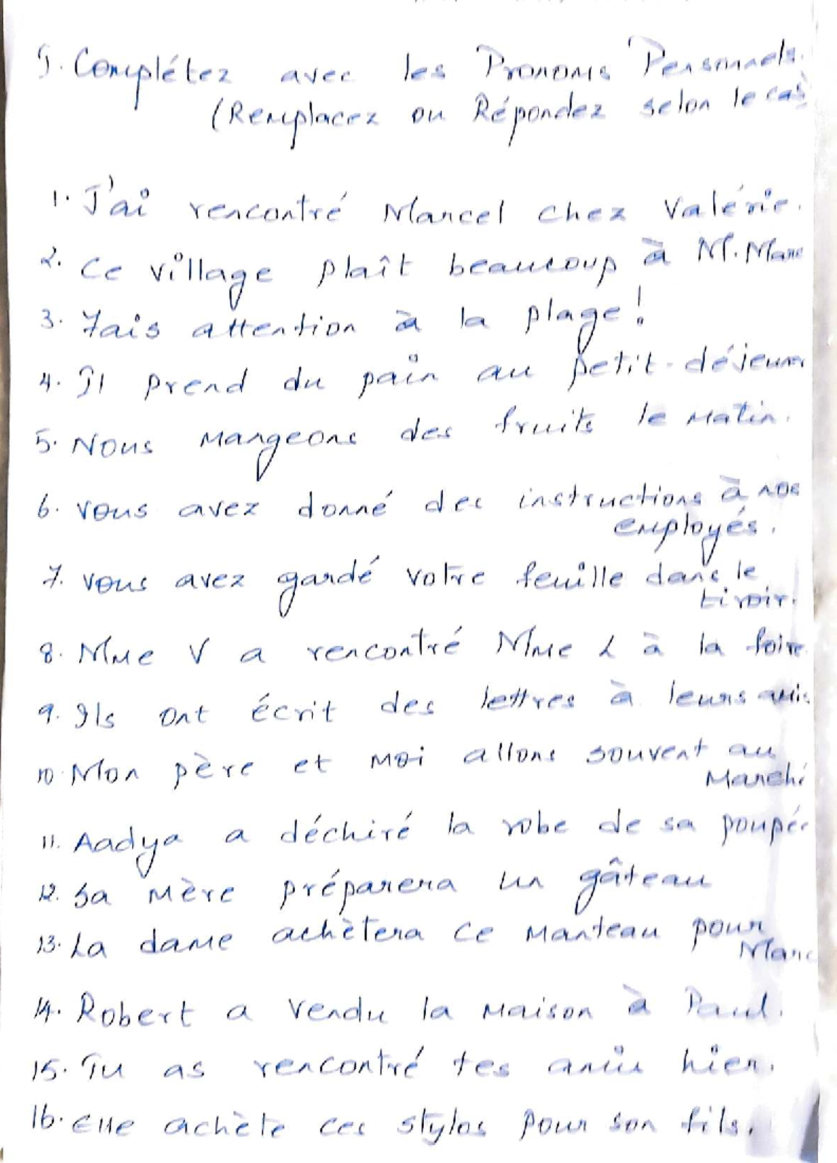 Jes PronDAS Pessna: Réponses aux Questions et Exercices (10 Cbse) - Studocu