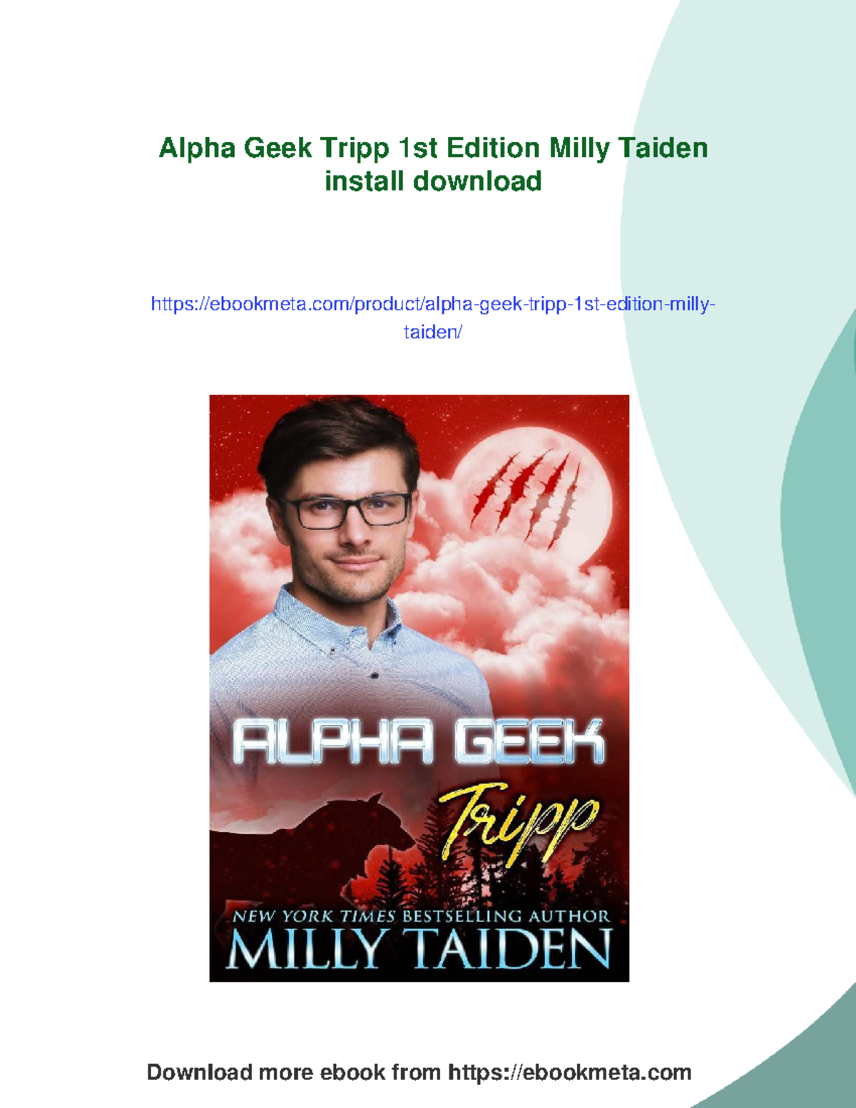 Alpha Geek: Tripp 1st Edition by Milly Taiden - Download Now! - Studocu