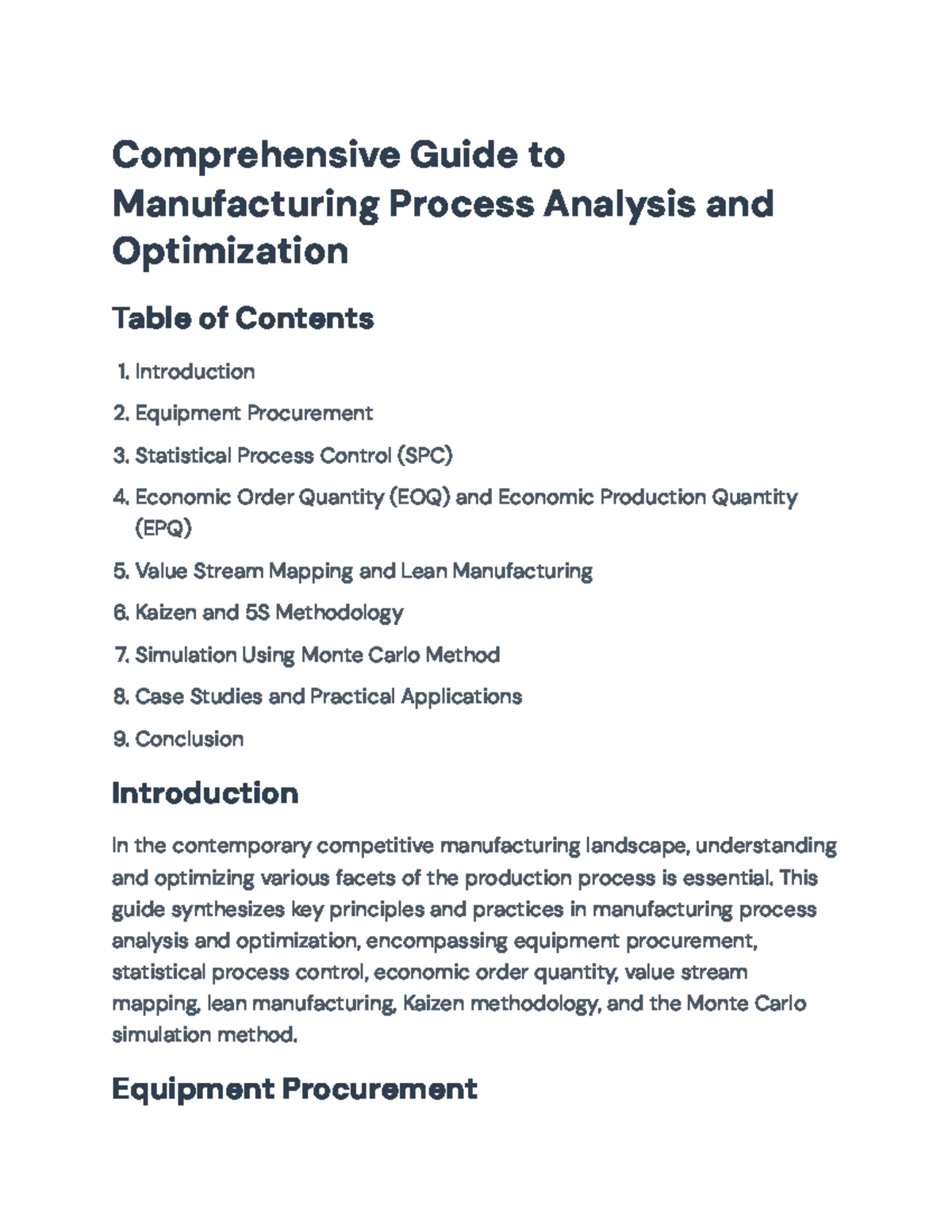 Manufacturing Process Optimization Techniques: Comprehensive Guide ...