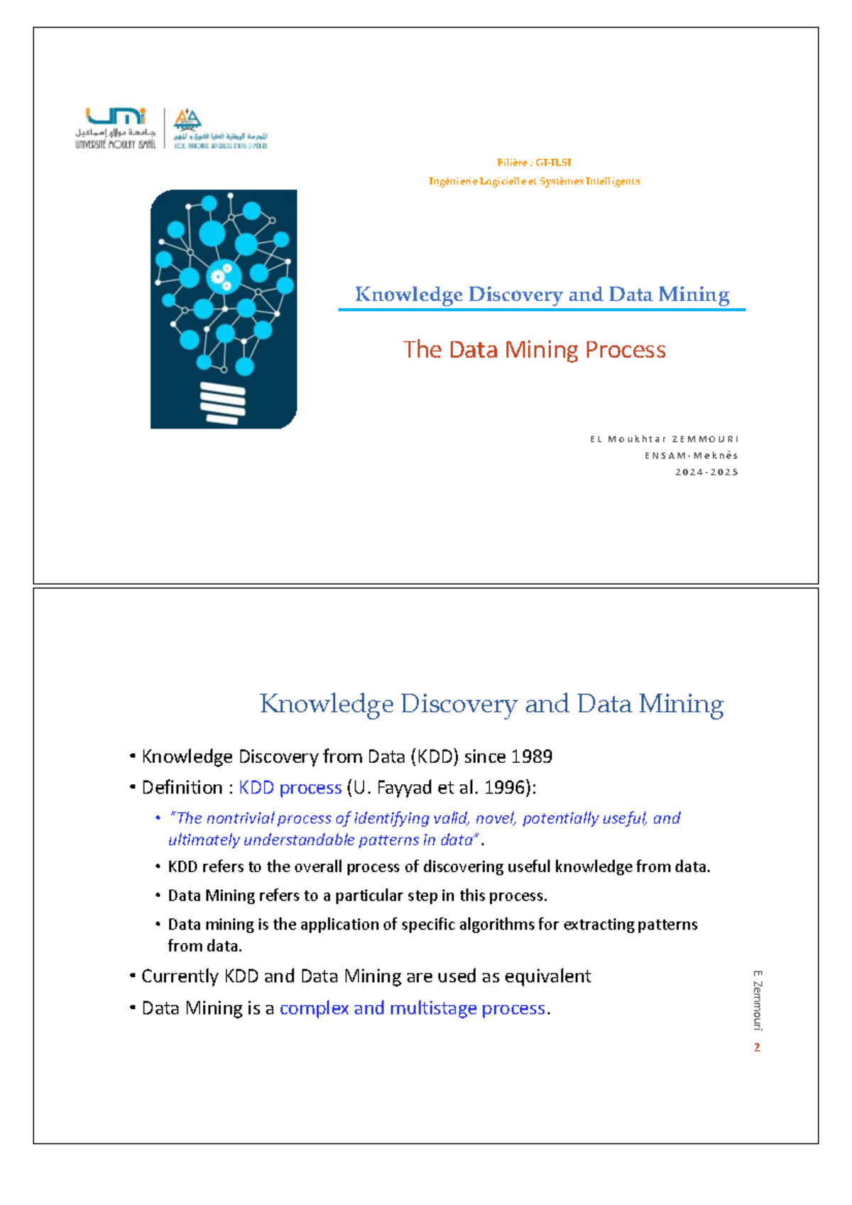 02-Data Mining: Understanding the KDD Process and Its Steps - Studocu