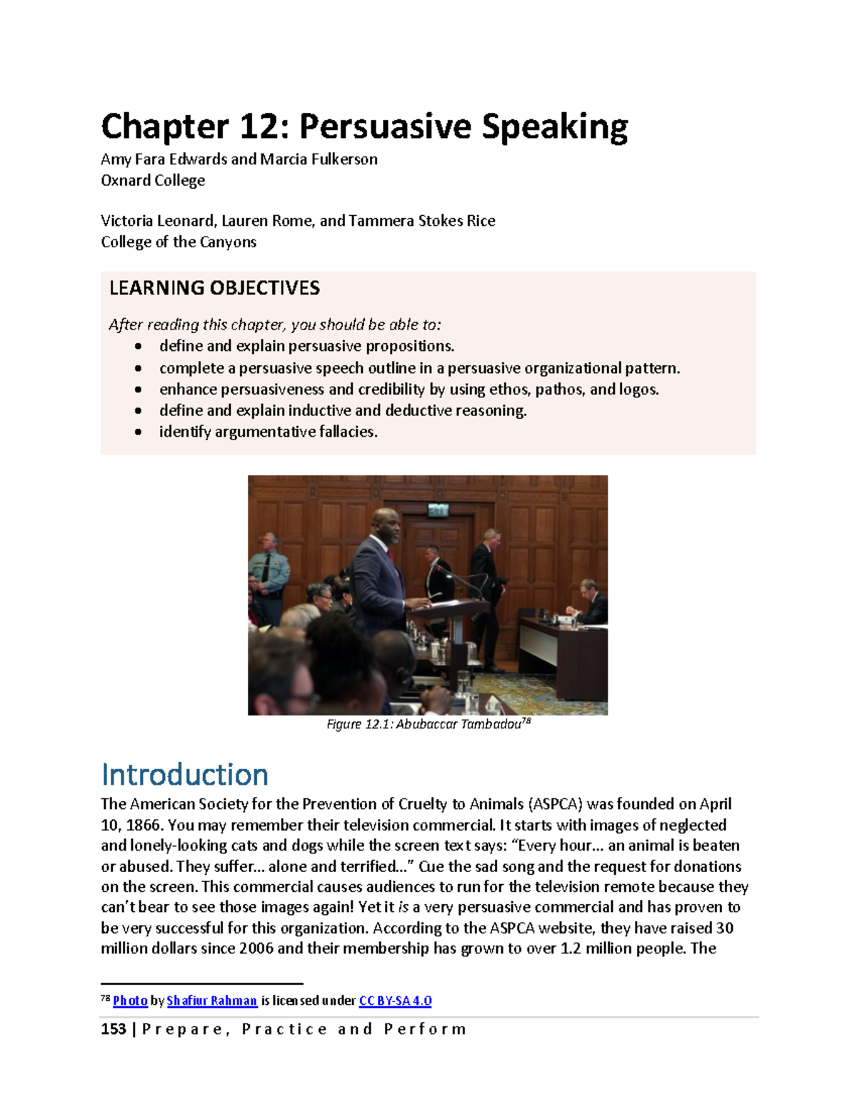 Chapter 12: Persuasive Speaking - Studocu