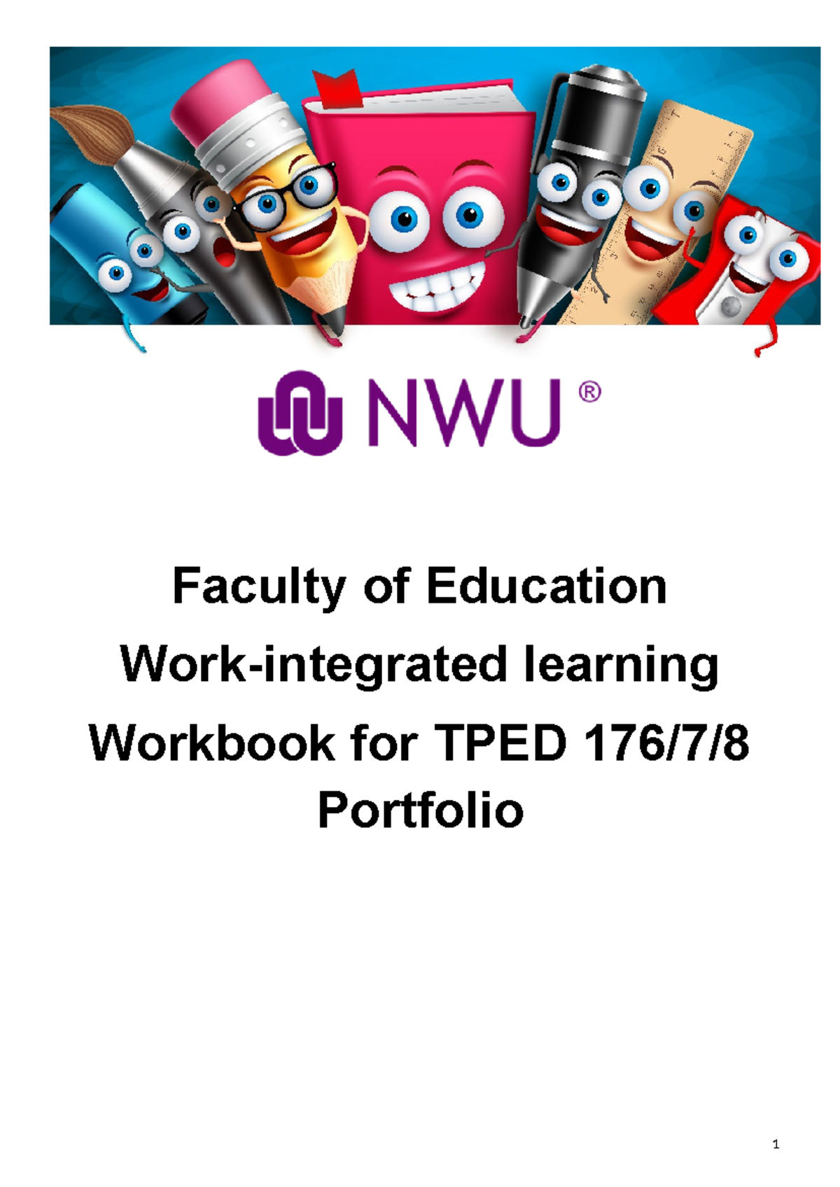 TPED 176/7/ Professional Orientation Workbook for BEd Students - Studocu