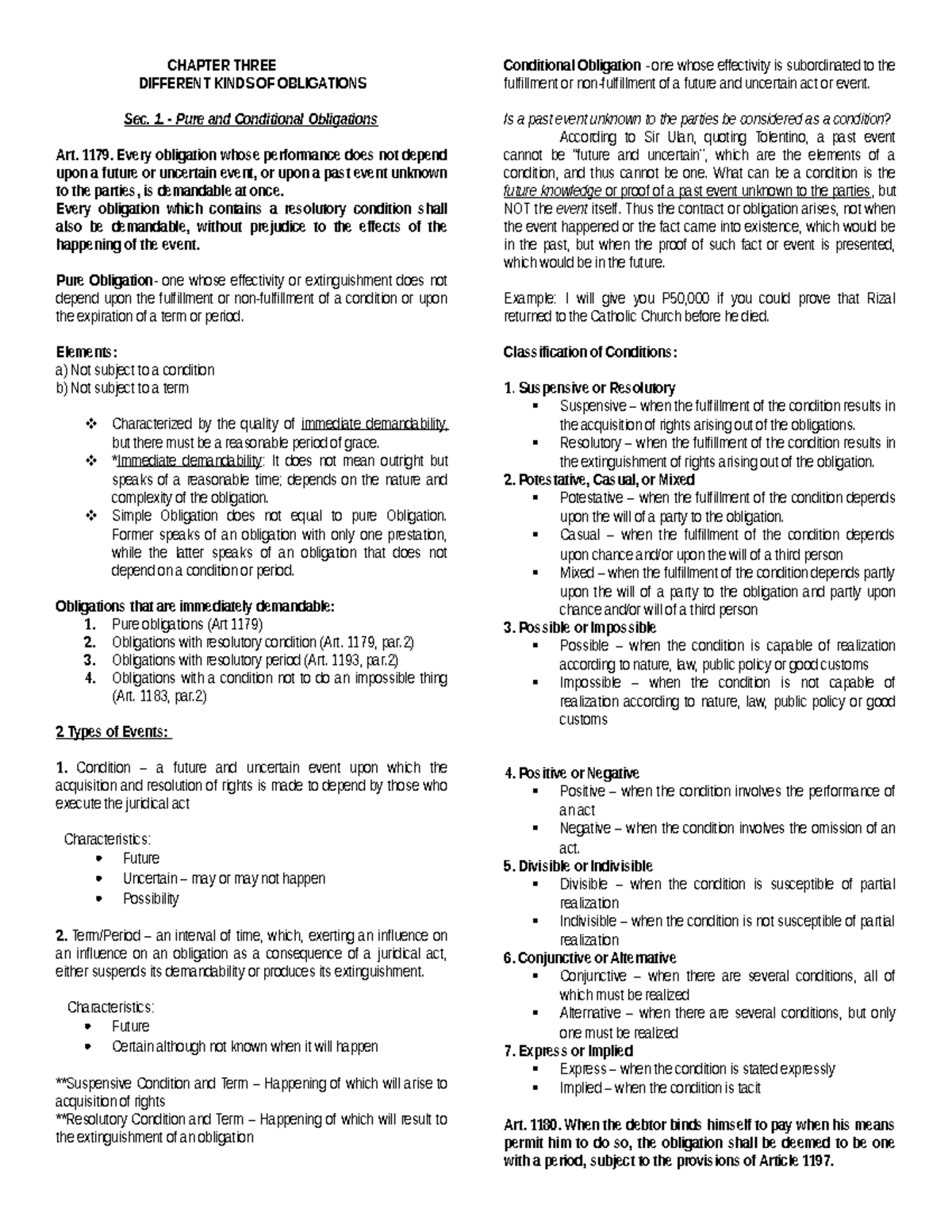 293303636 - Obligations and Contracts by Hector De Leon Pdf ...