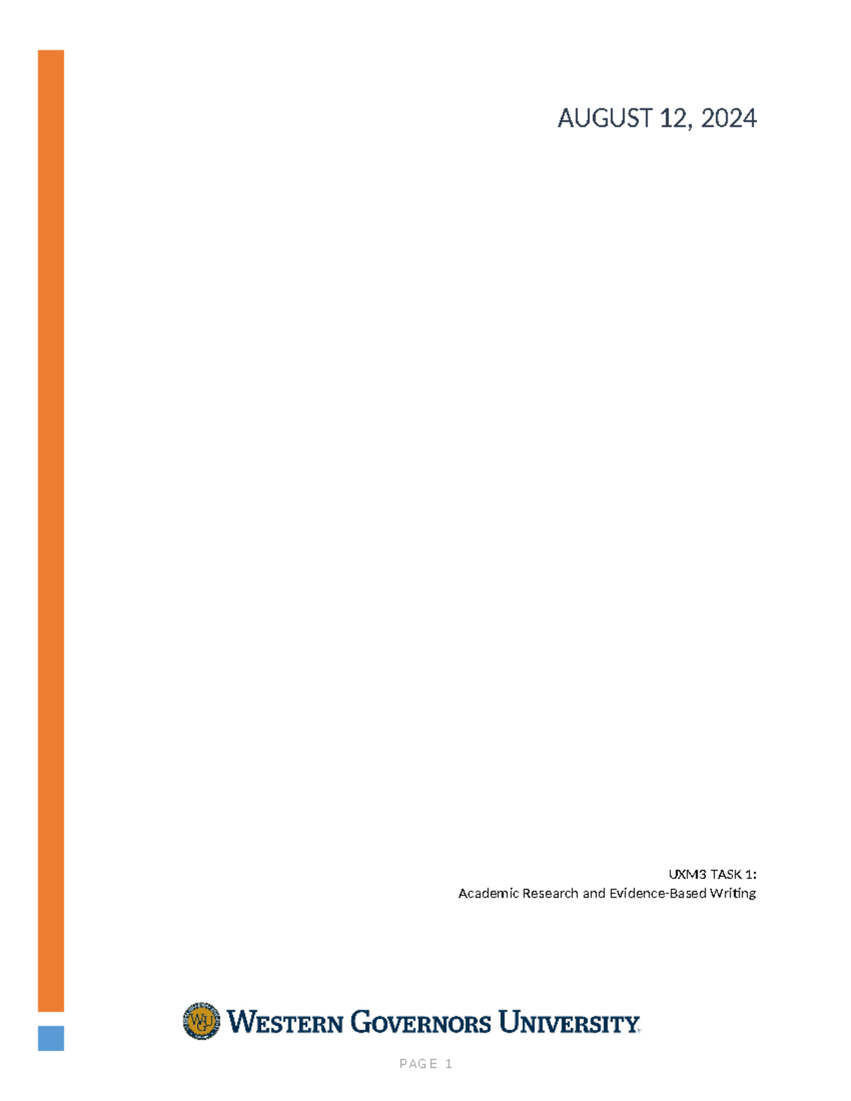 UXM3 Final Exam: Academic Research on Cultural Competence in Health ...