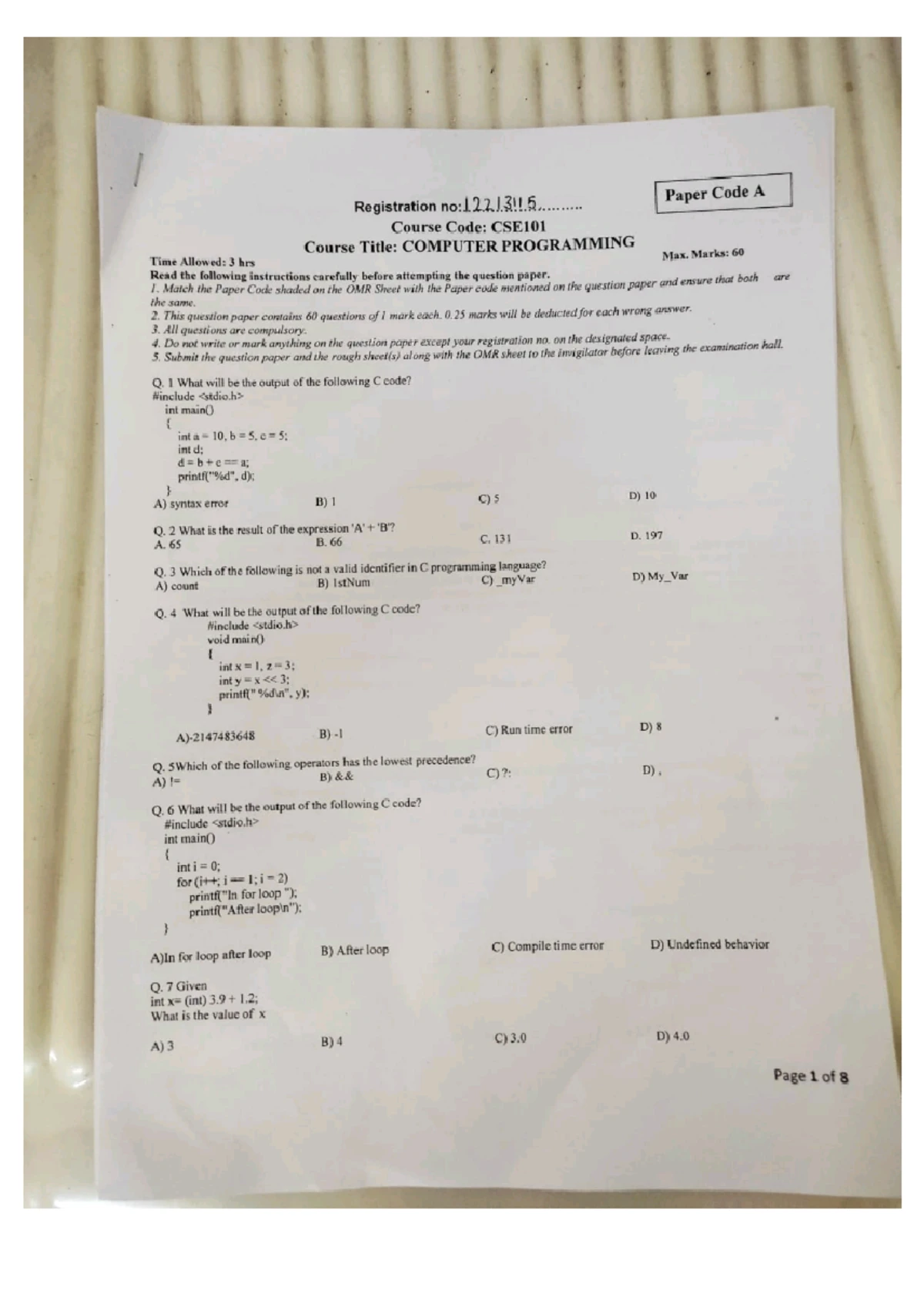 C Programming 100 Viva Questions & Answers for Exam Preparation - Studocu