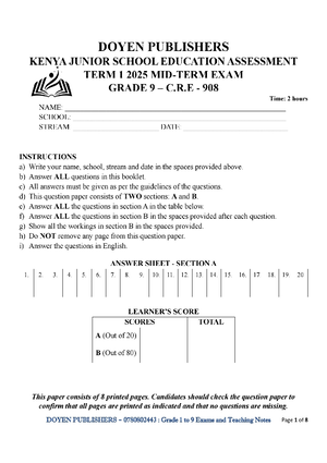 Integrated Science Grade 7 Notes 2024: Key Concepts and Safety - Studocu