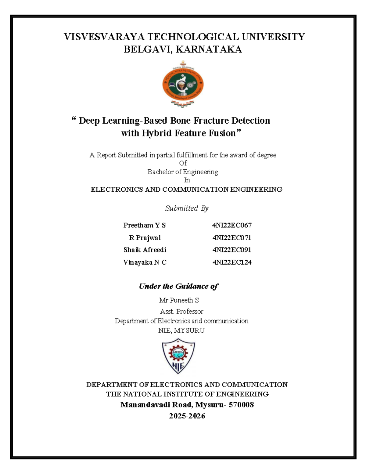 Final Project Report: Bone Fracture Detection (EC4) - Studocu