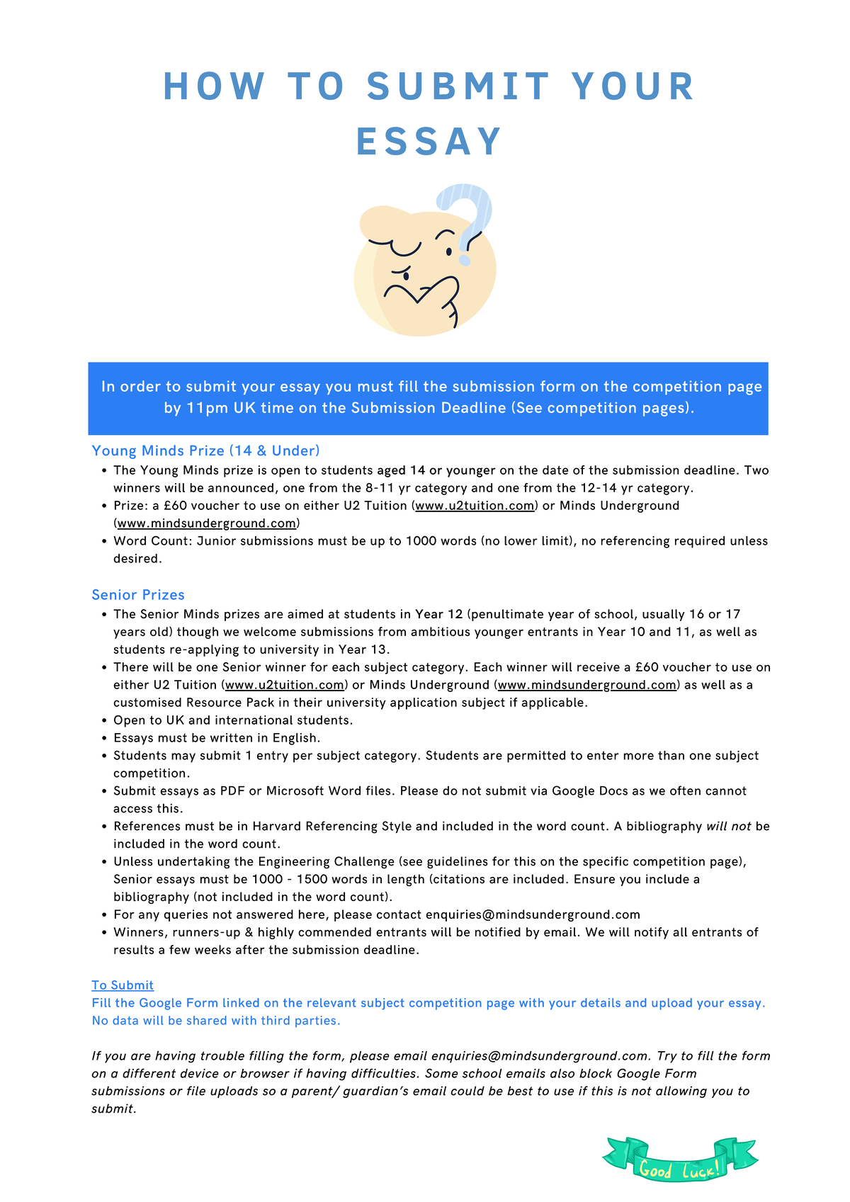 Minds+Underground+Essay+Competition+Submission+Guidelines - Studocu