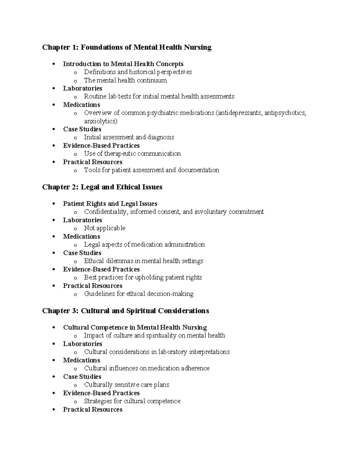 ATI RN Mental Health Nursing Study Guide: Comprehensive Overview - Studocu